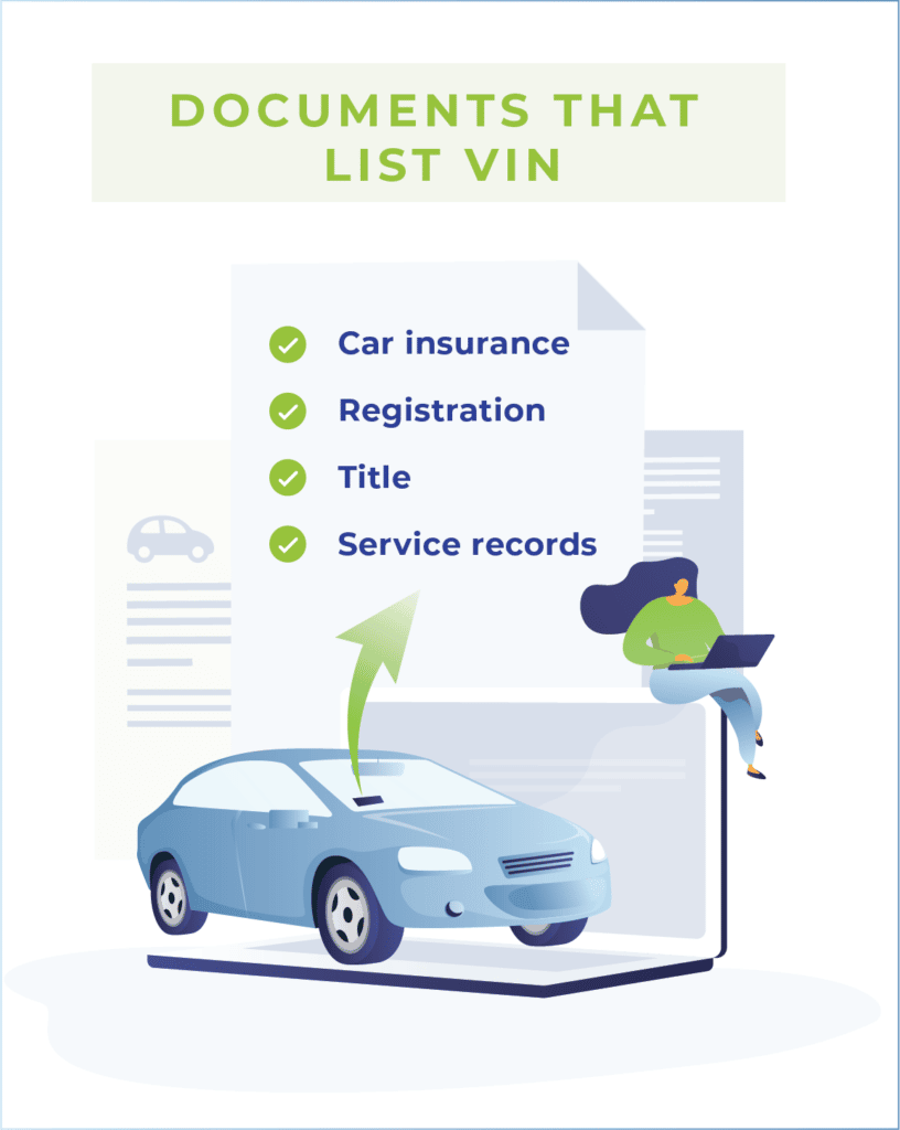 Where to Find the VIN Number on a Car - RateGenius